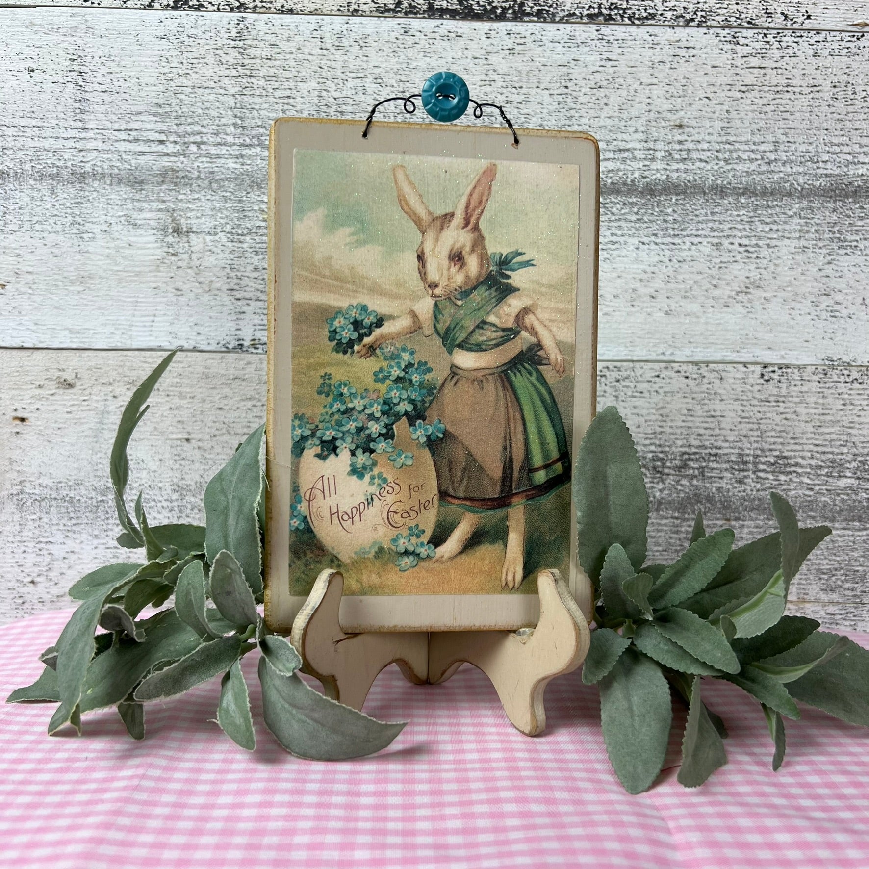 Vintage Postcard Plaque Decor - "Flowers For You" – PostcardPantry